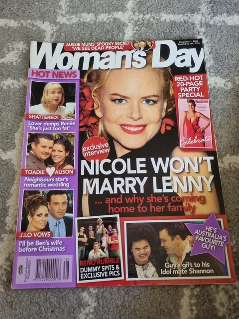 WOMAN'S DAY MAGAZINE December 2003-Nicole Kidman- $20.00 - PicClick AU