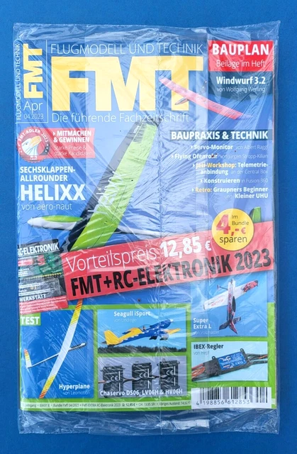 FLUG MODELL UND Technik FMT Bundle ... 04/2023 ... FMT+RC-Elektronik ...
