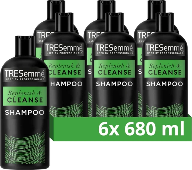 TRESEMMÉ REPLENISH & Cleanse Shampoo with a Vitamin Complex for Greasy ...
