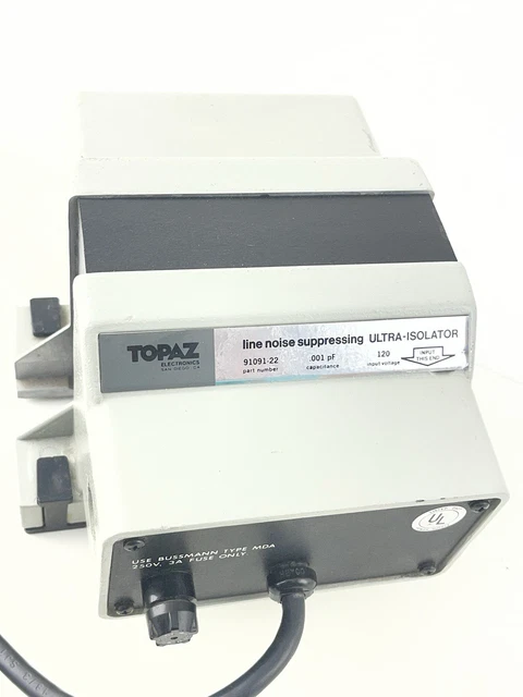 CLEAN TOPAZ 91091-21 Ultra-Isolator Line Noise Suppresor, .001pf ...