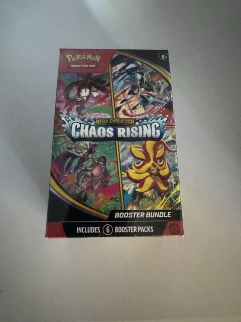 POKEMON TCG MEGA Evolution Chaos Rising Booster Bundle Sealed £44.68 ...