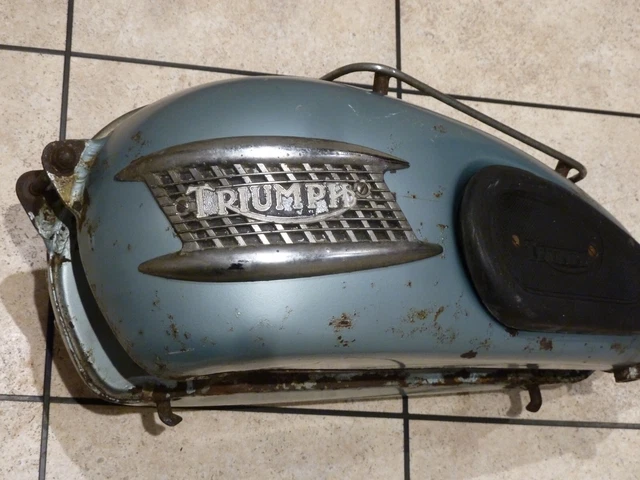 ORIGINAL TRIUMPH 5TA 3Ta Fuel Petrol Tank 500 350 Cub Twin T100R T100 ...