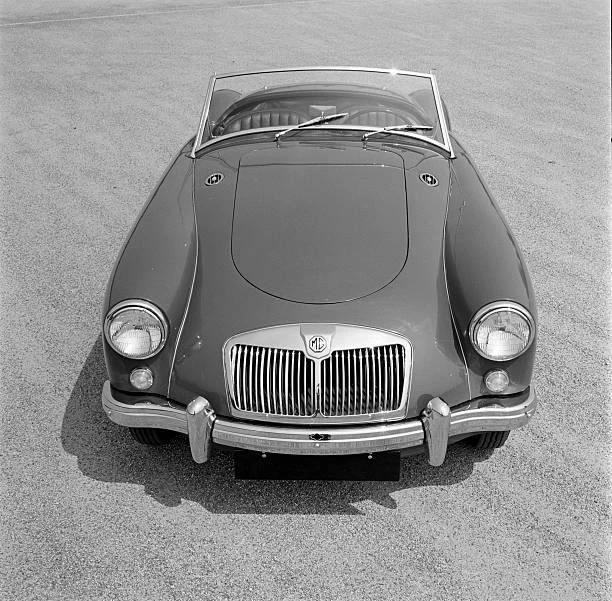 1956 MG MGA Roadster Model Road Test 3 Motor Racing Old Photo EUR 6,62 ...