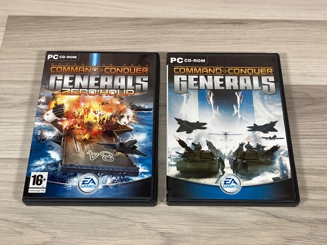 COMMAND AND CONQUER Generals + Zero Hour Expansion Pack PC CD ROM gioco EA giochi EUR 12,92 ...