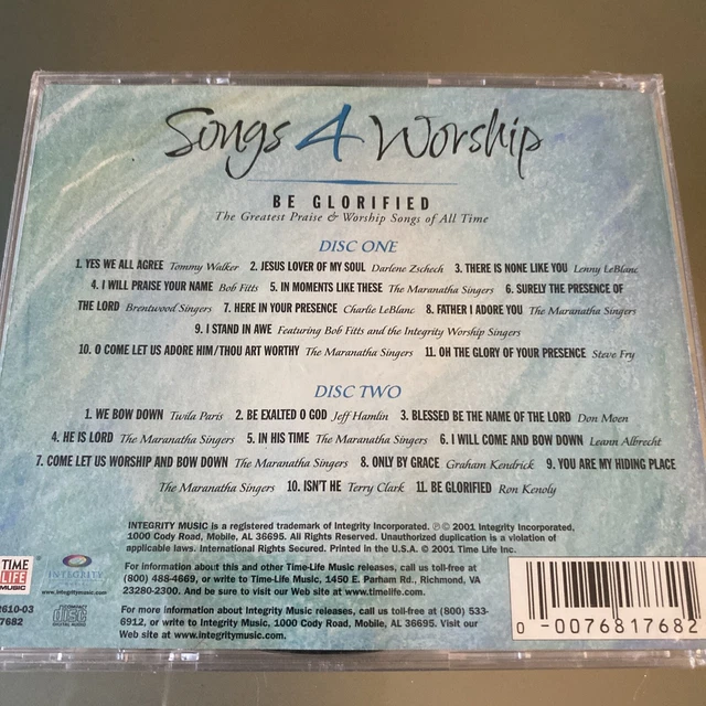SONGS 4 WORSHIP 9 💿 LOT: Ultimate (Bon. DVD), Be Glorified SEALED ...