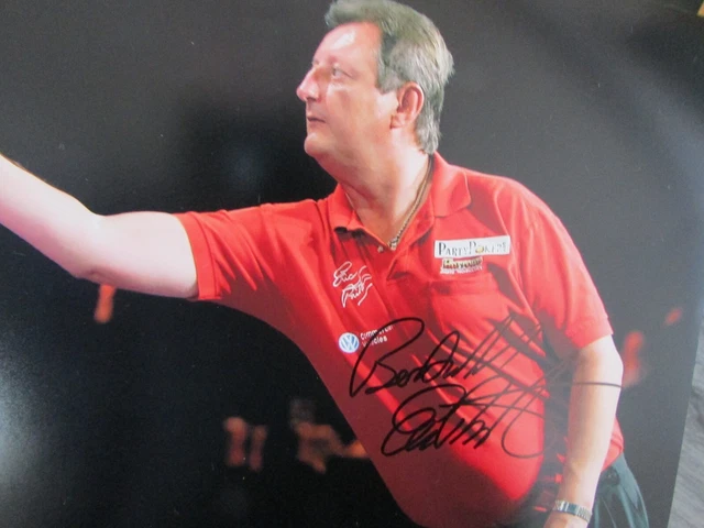 ERIC BRISTOW ENGLISH Darts World Champion Original Hand Signed Photo £ ...