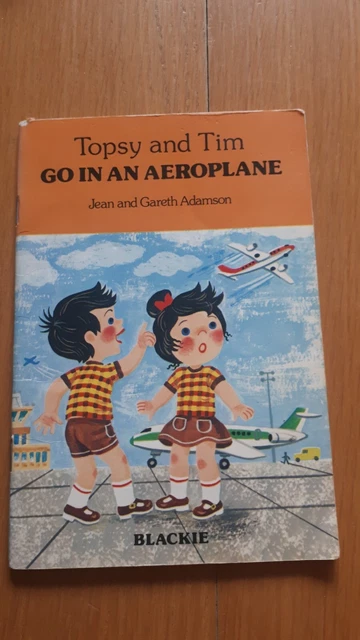 TOPSY AND TIM Go In An Aeroplane - Livre Portable Vintage 1979 Blackie ...