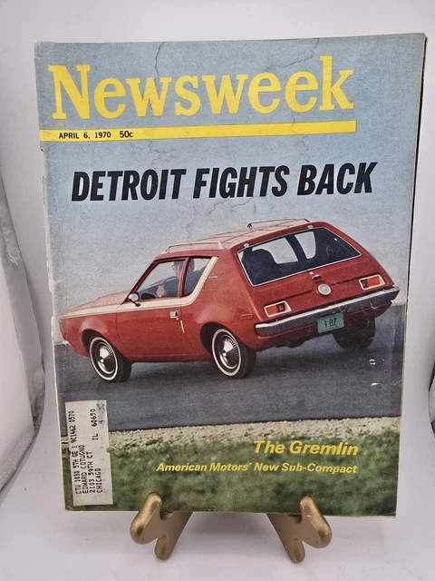 NEWSWEEK MAGAZINE APRIL 6, 1970 Detroit Fights Back £7.24 - PicClick UK