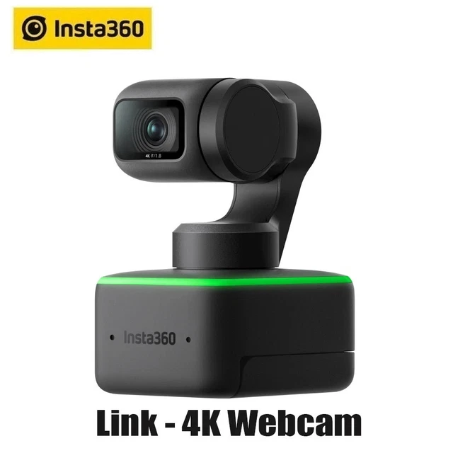 INSTA360 LINK WEBCAM 4K AI Tracking Insta 360 Gestensteuerung HDR PTZ ...