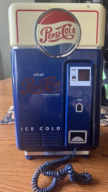 VINTAGE/RETRO PEPSI-COLA TELEPHONE Pepsi Vending Machine Landline Phone ...