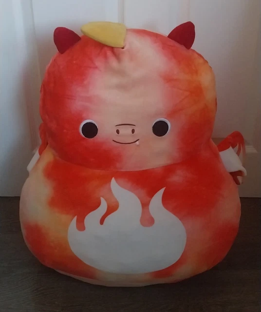 ALDI GIANT RED Dragon Squishee Plush Red Plush Toy Soft Toy £10.75 ...