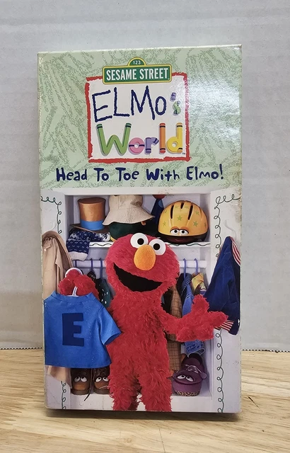 SESAME STREET ELMO'S World VHS tape, Head To Toe With Elmo, 2003 Sony ...