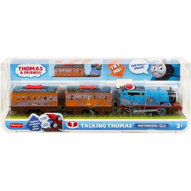 THOMAS & FRIENDS Fisher-Price Talking Thomas Motorized Toy Train ...