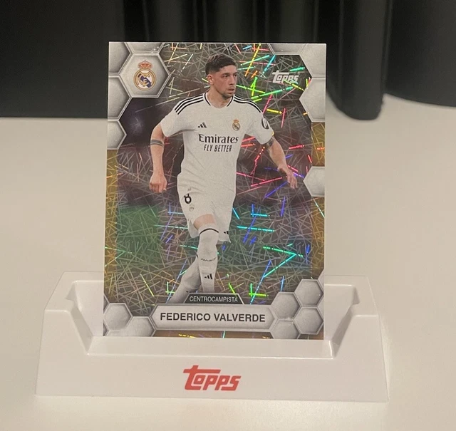 TOPPS REAL MADRID Fan Set 2024/2025 | Federico Valverde Parallel £1.99 ...