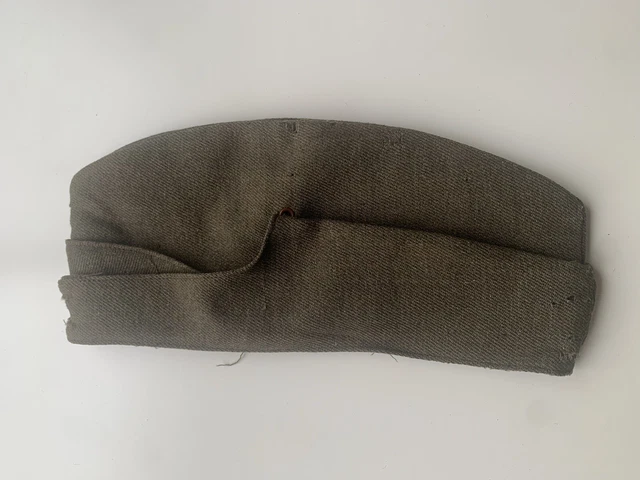 WW2 AUSTRALIAN ARMY Soldier Side Garrison Service Cap 1940 (Named) $40. ...