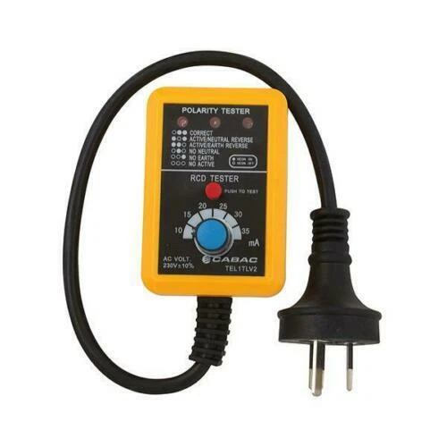 CABAC POWER POINT GPO Tester V2 RCD TRIP 230V 10AMP Australia Power ...