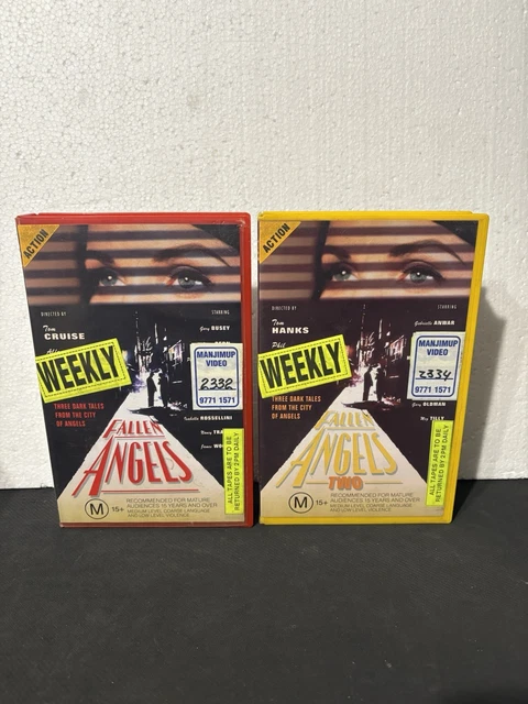 FALLEN ANGELS SEASON 1 & 2 VHS Big Box Ex Rental $60.00 - PicClick AU