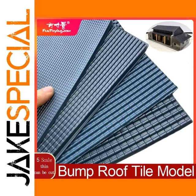 JAKESPECIAL – PVC Roof Tile Sheets 19cm x 29cm Set of 3 EUR 31,19 - PicClick FR