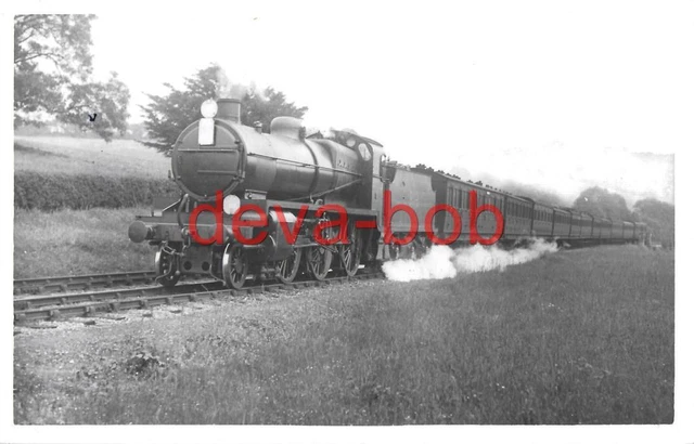 RAILWAY PHOTO SECR Class N 819 Southern SR 2-6-0 Loco SE&CR Stovepipe ...