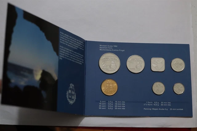 🧭 🇦🇼 ARUBA 1992 Mint Set In Folder B66 Bx16 $38.51 - PicClick CA