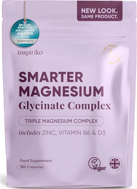 3-IN-1 MAGNESIUM SUPPLEMENTS for Women - Triple Magnesium Complex ...