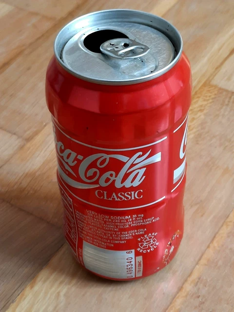 RARE COCA COLA Contour can 1996 12 OZ Expérimentale. EUR 49,00 ...