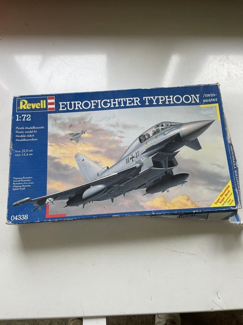 1/72 SCALE REVELL Eurofighter Typhoon plastic model kit £3.99 - PicClick UK