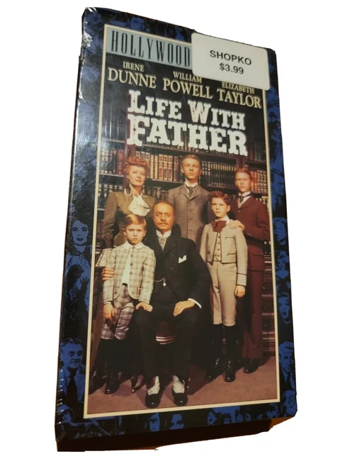 LIFE WITH FATHER VHS VCR Tape Sealed William Powell New Sealed £8.44 ...