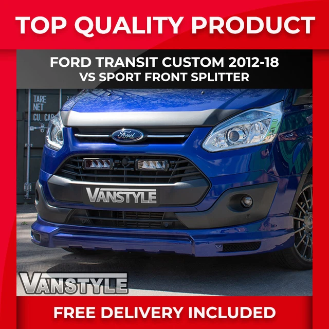 FITS FORD TRANSIT Custom & Tourneo 12-18 Lower Front Splitter Spoiler ...