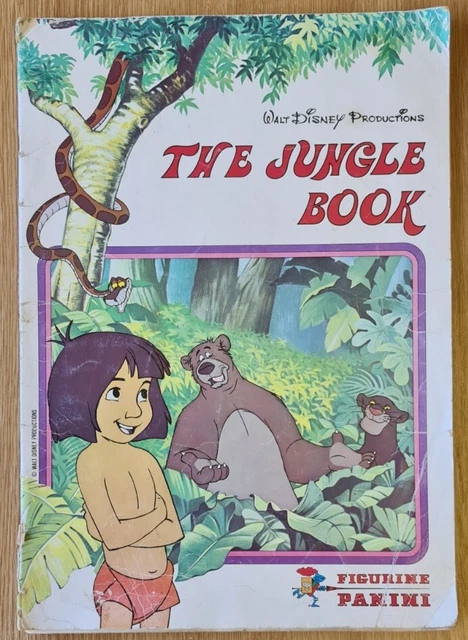 THE JUNGLE BOOK Panini Sticker Album (1983) Fair, 73% Complete £20.00 ...