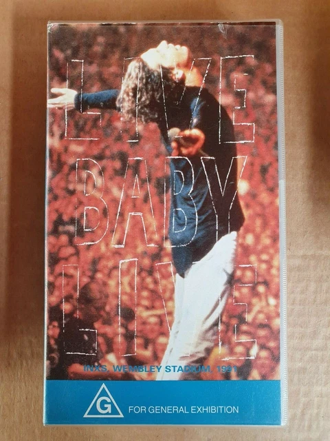 LIVE BABY LIVE - INXS Wembley Stadium 1991 - music VHS Tape excellent ...