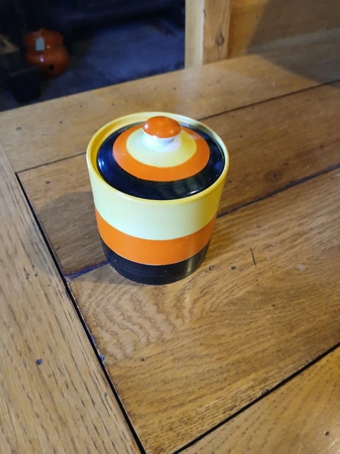 NEWPORT POTTERY EARLY Clarice Cliff? Banded Preserve Pot £23.00 ...