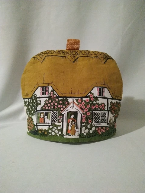 VINTAGE PAT ALBECK Cuckoo Bird Thatched Cottage Tea Cosy £18.00 ...