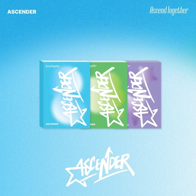 ASCENDER 1ST MINI Album [Ascend Together] 3Ver SET CD+Booklet+P.Card ...