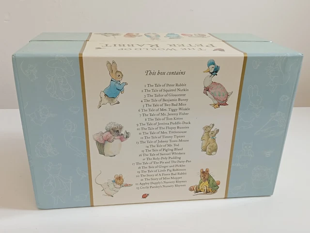 THE WORLD OF Peter Rabbit Complete Collection Book Box Set Beatrix ...
