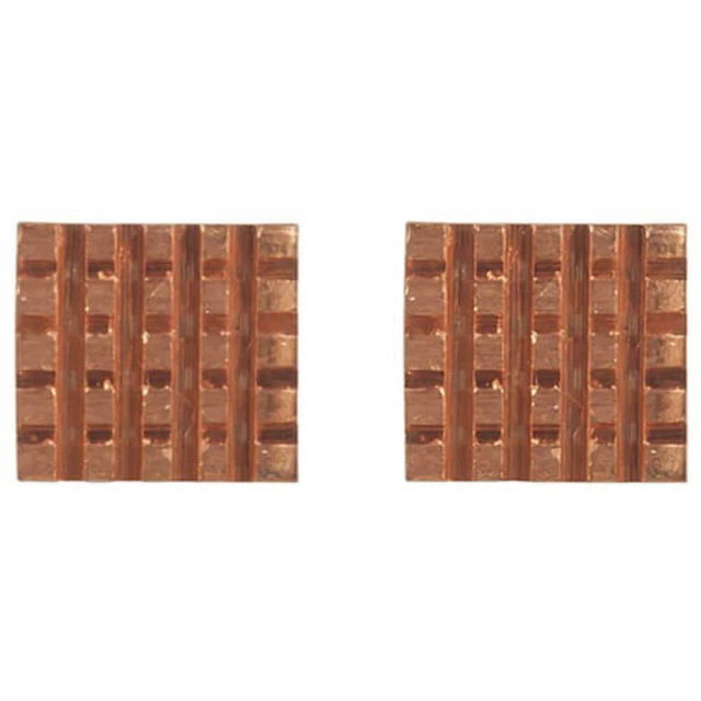 DISSIPATEUR THERMIQUE EN cuivre pour Raspberry Pi, lot de deux, auto ...