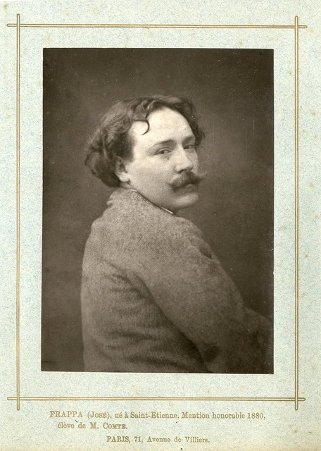 LE PEINTRE JOSÉ Frappa Photoglyptie. Planche provenant de la galerie ...