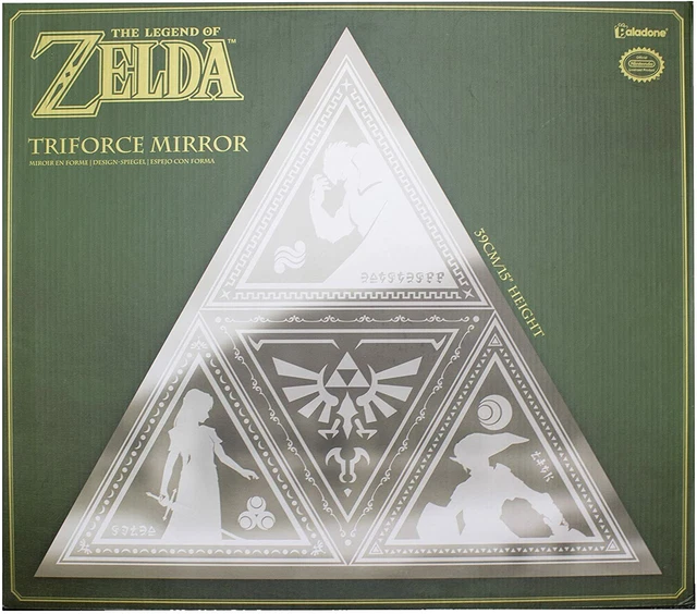 LE LEGEND OF Zelda Triforce Mirror Miroir Nintendo 39 CM # Ebayheroes ...