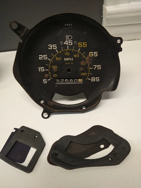 73-87 CHEVY GMC Truck Instrument Cluster Speedometer - 85 mph EUR 13,07 ...