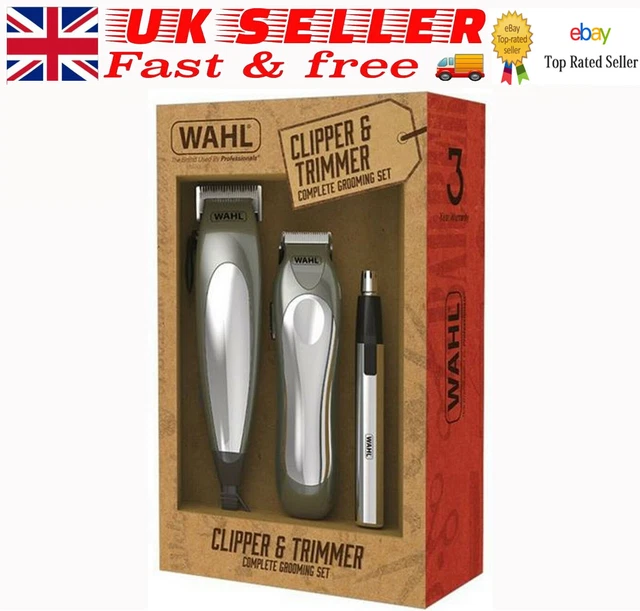 WAHL CORDED HAIR Clipper With Compact & Personal Trimmer Complete Grooming Kit. £29.99 - PicClick UK