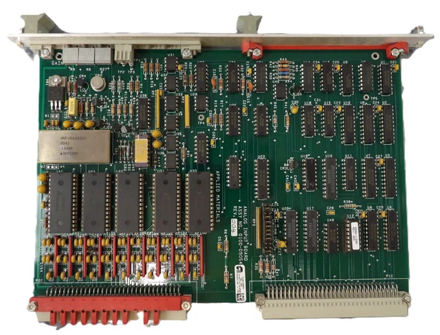 AMAT APPLIED MATERIALS 0100-09054 Analog Input Board PCB Card Working ...