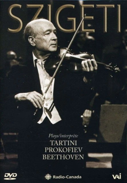 ART OF JOSEPH Szigeti Tartini/Prokofiev/Beethoven - New DVD - F11501z £ ...