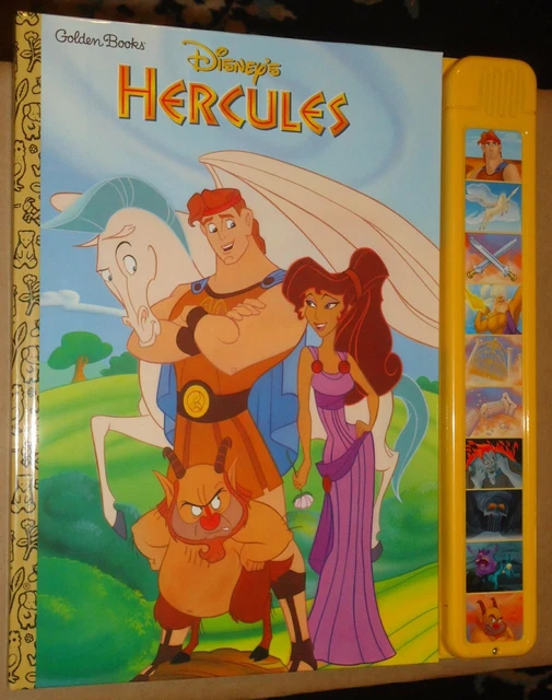 DISNEY'S HERCULES GOLDEN Sound HB Book 1997 1st Ed 10.5X12 $230.40 ...