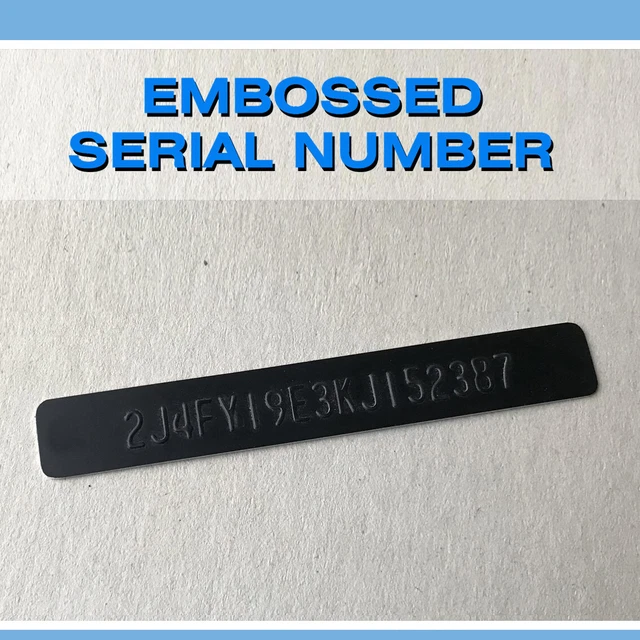 CHEVROLET FORD GMC Buick Pontiac Cadillac Oldsmobile Black Plate Tag ...
