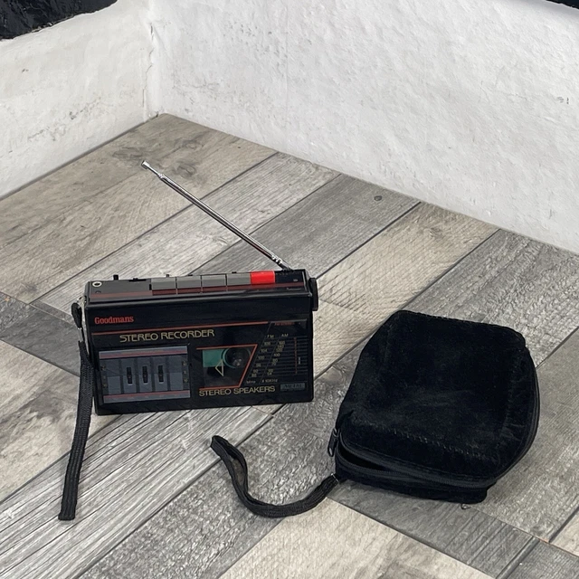GOODMAN'S PM 95S Cassette Player & Recorder FM AM Radio Speakers 1990s ...