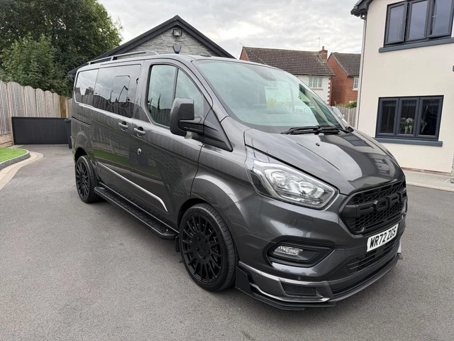 2022/72 FORD TRANSIT CUSTOM LTD RS EDITION 170ps SWB CREW VAN AUTOMATIC ...