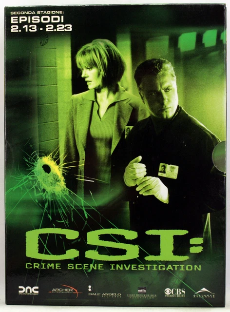 CSI CRIME SCENE Investigation Seconda Stagione Ep. 13-23 3 Dvd Ed. Ita ...