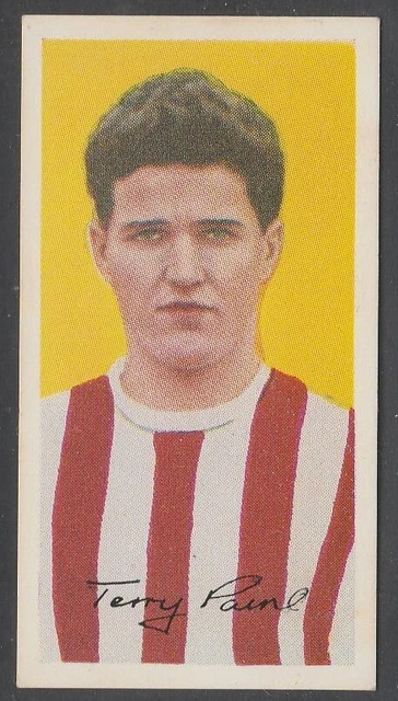 BARRATT FAMOUS FOOTBALLERS A11 Terry Paine (Sothampton) #25 £6.00 ...