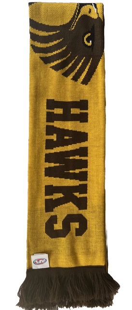 HAWTHORN HAWKS AFL Scarf Football supporter Official Merchandise £11.38 ...