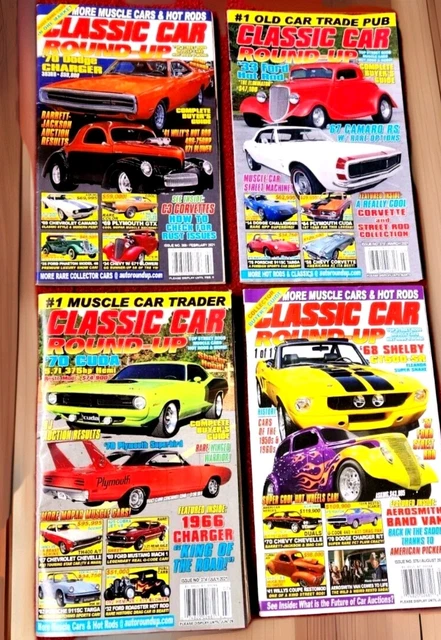 CLASSIC CAR ROUND-UP Magazine 2021 Lot of 4 - Feb, March, July & Aug £2 ...